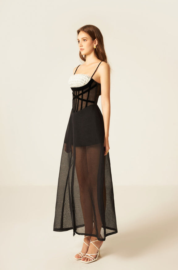 Clover Linen Midi Dress – CICI OFFICIAL WEBSITE | CICI BY CICI